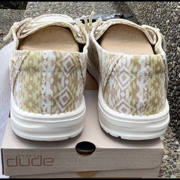Hey Dude | Shoes | Hey Dude Shoes Wendy Aztec Beige Buckle Exclusive ...